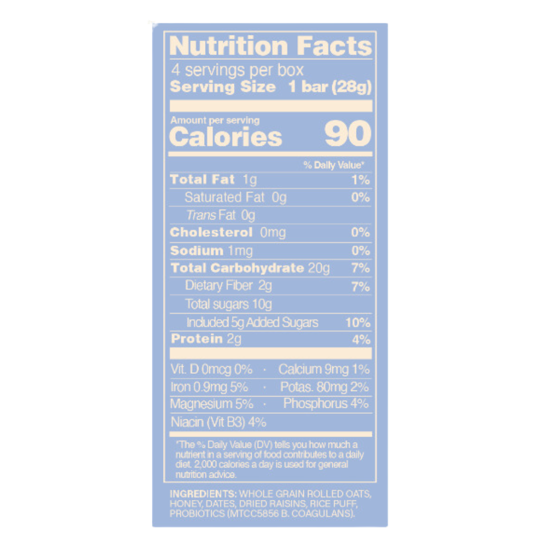 Mood Food Kids – Oat Raisin Racoon Bar | Real Food PH