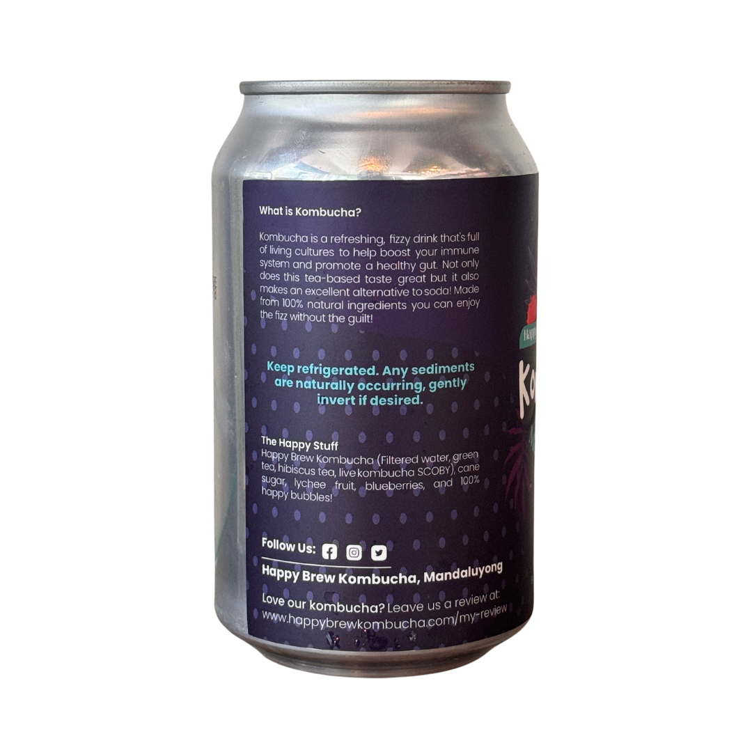 Happy Brew Kombucha — Midnight Lychee | Real Food PH
