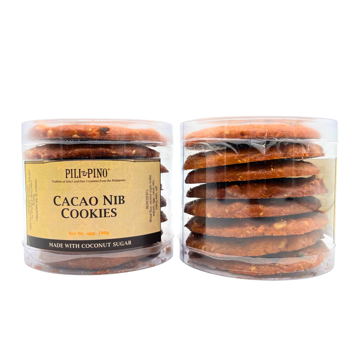 Pili & Pino - Cacao Nib Cookies | Real Food PH