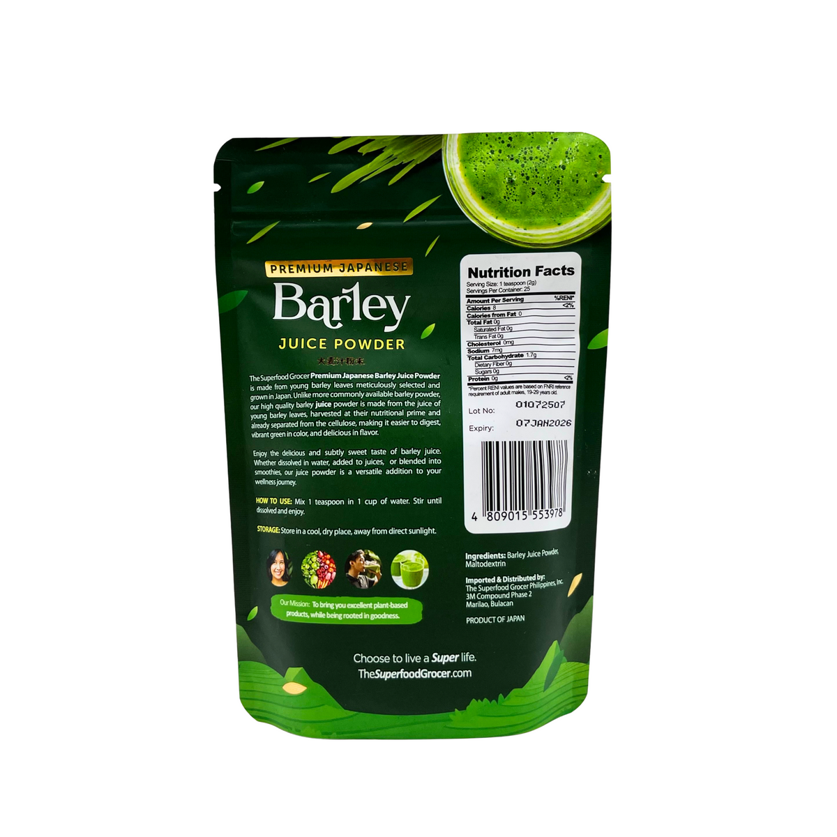 Superfood Grocer – Premium Japanese Barley | Real Food PH