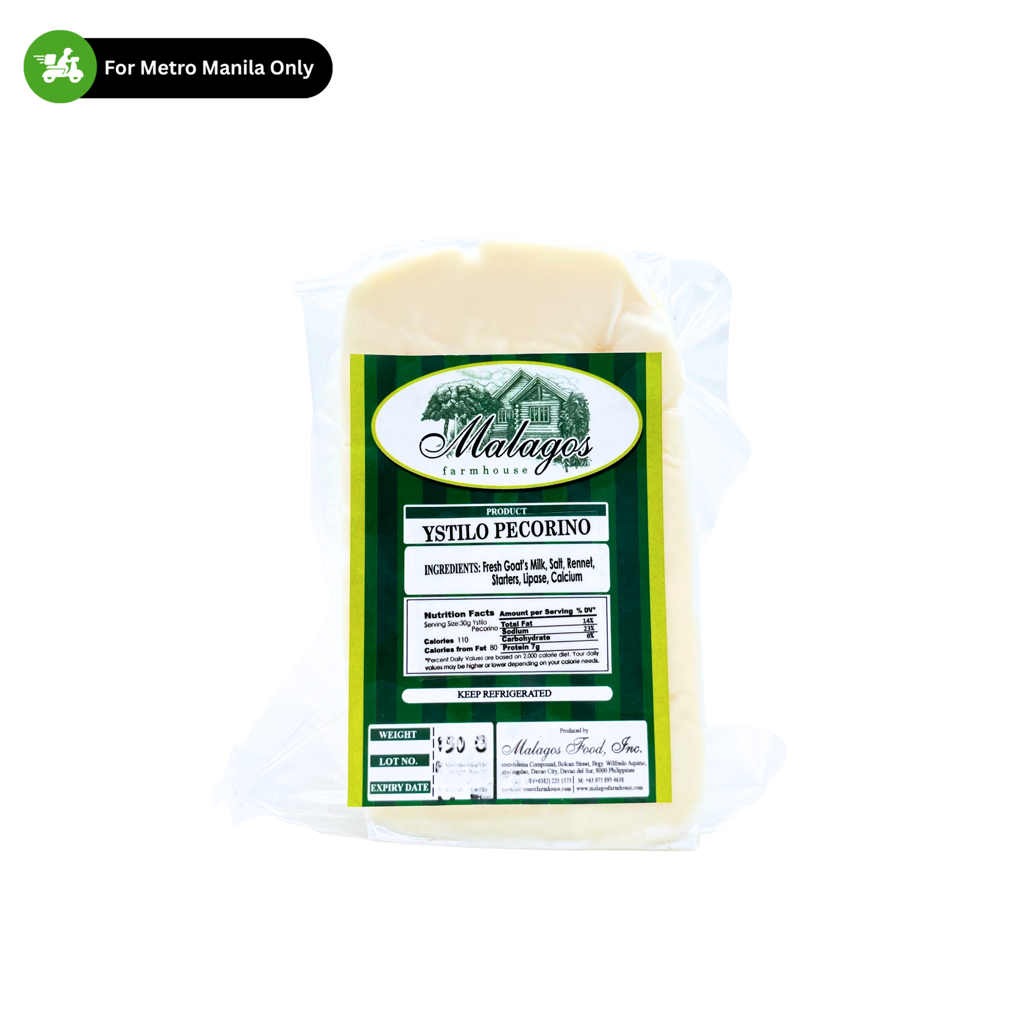 Malagos Farmhouse – Ystilo Pecorino | Real Food PH