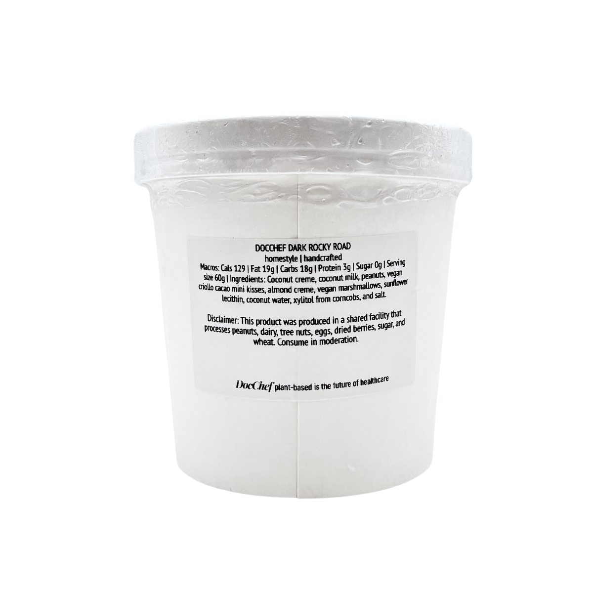 Doc Chef - Dark Rocky Road Plant-based Ice Cream | Real Food PH
