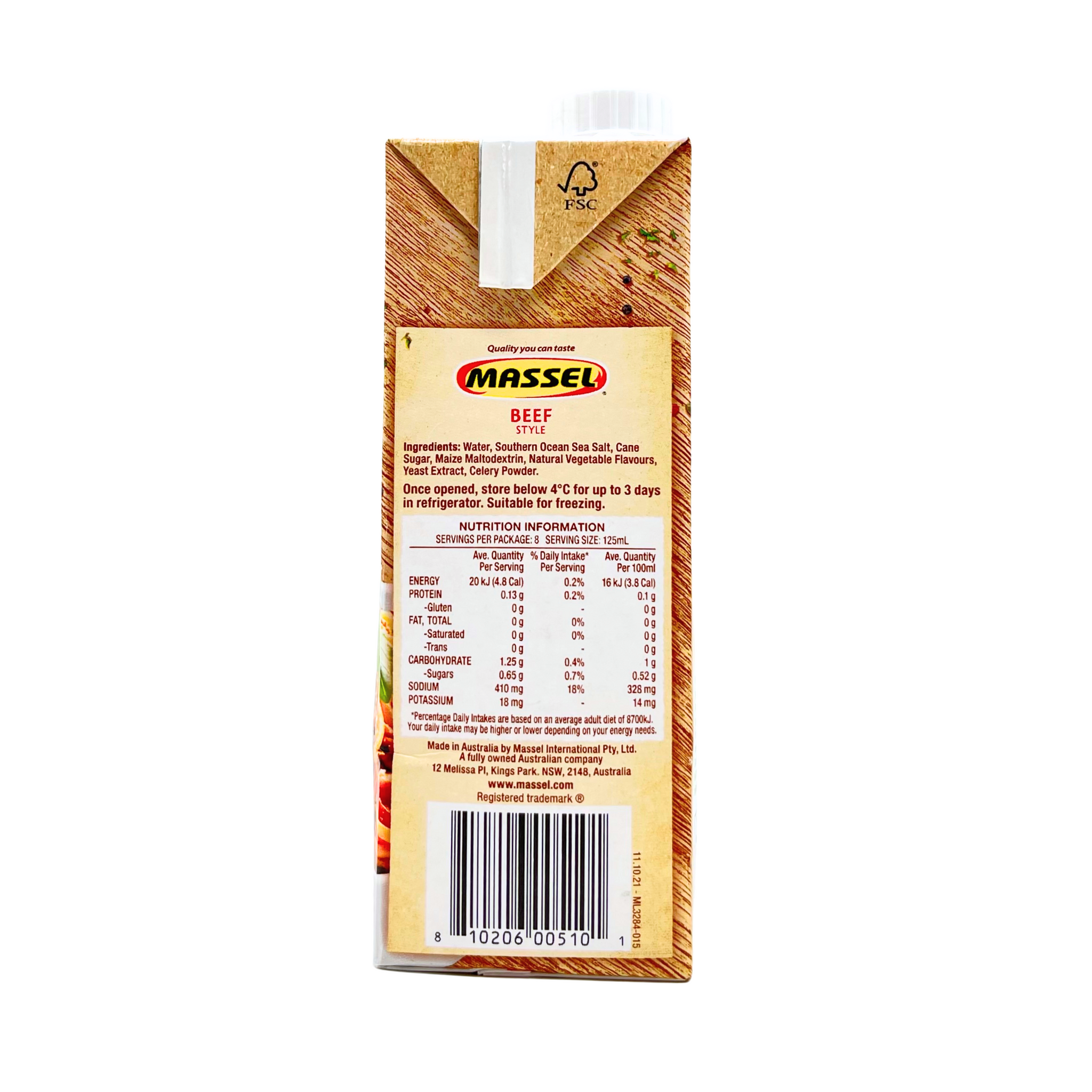 Massel – Beef Style Stock 1L | Real Food PH