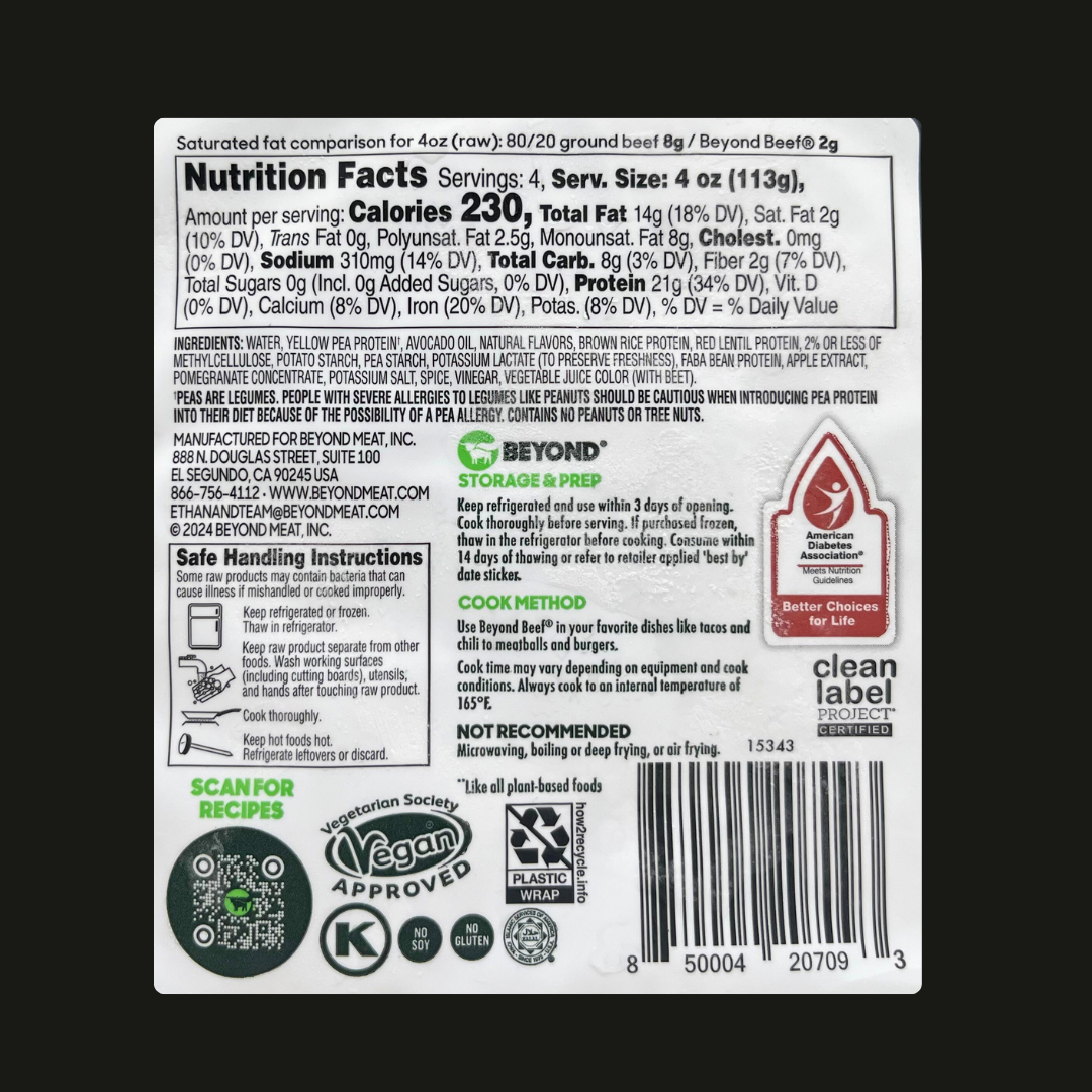 Beyond Beef – Plant-Based Ground 452g | Real Food PH