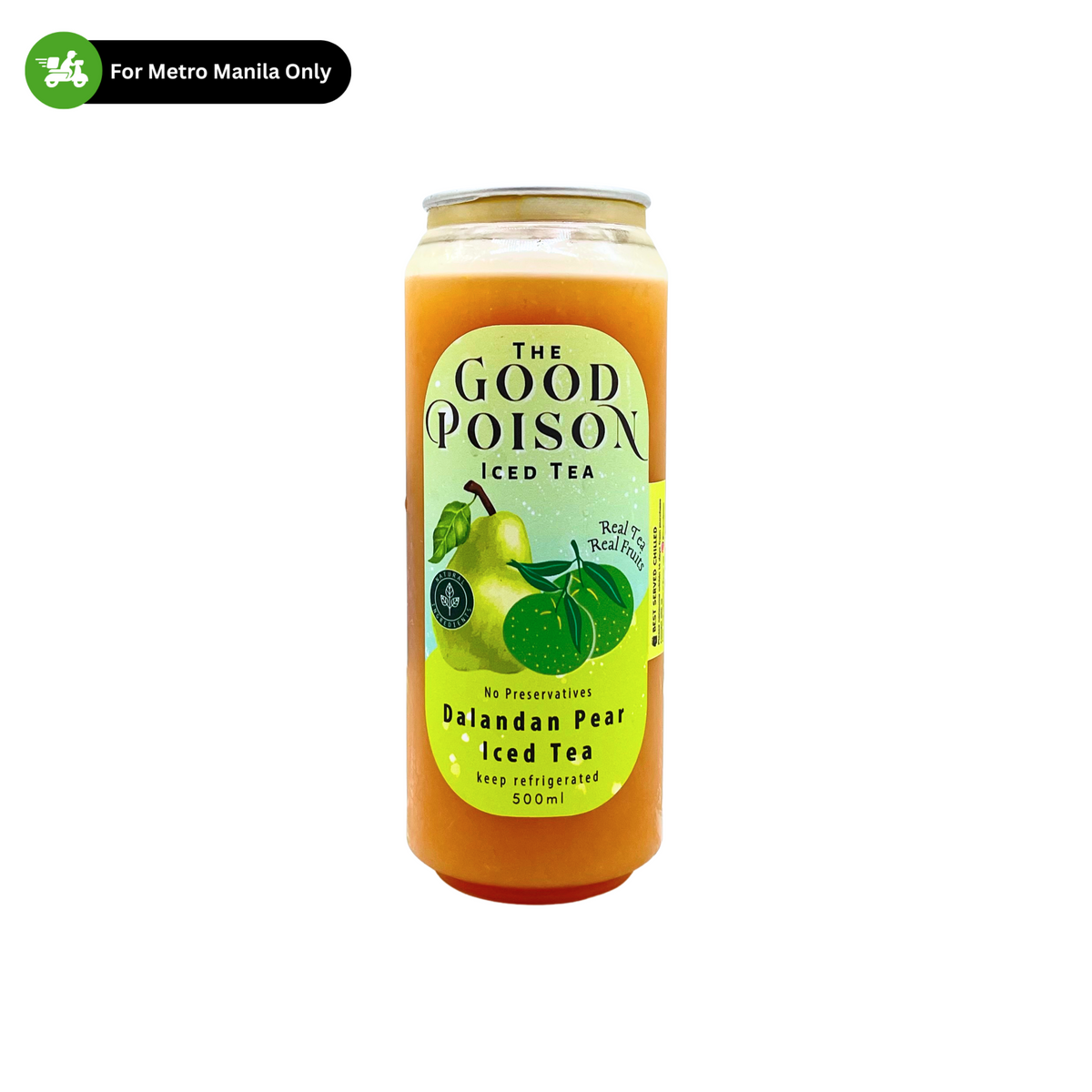 The Good Poison - Dalandan Pear Iced Tea 500ml | Real Food PH