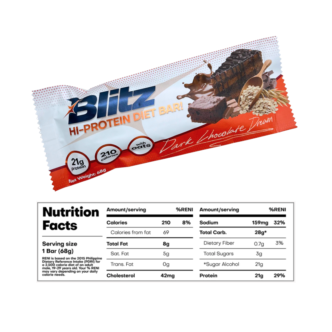 Blitz- High Protein Dream Bar 68g | Real Food PH