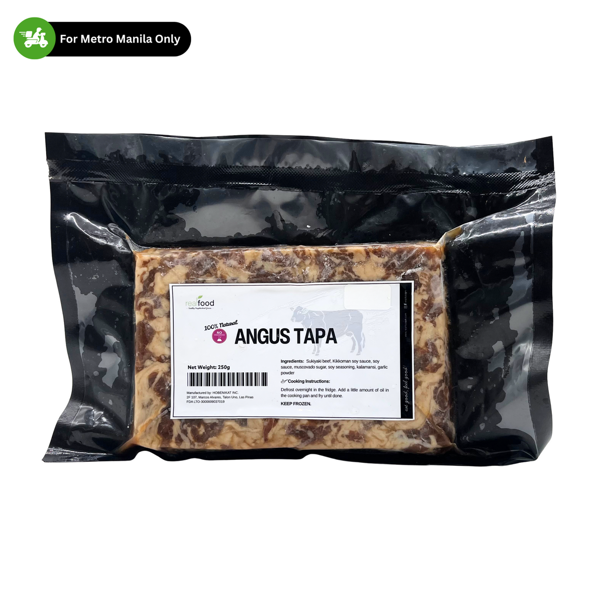 Real Food - All Natural Angus Tapa | Real Food PH