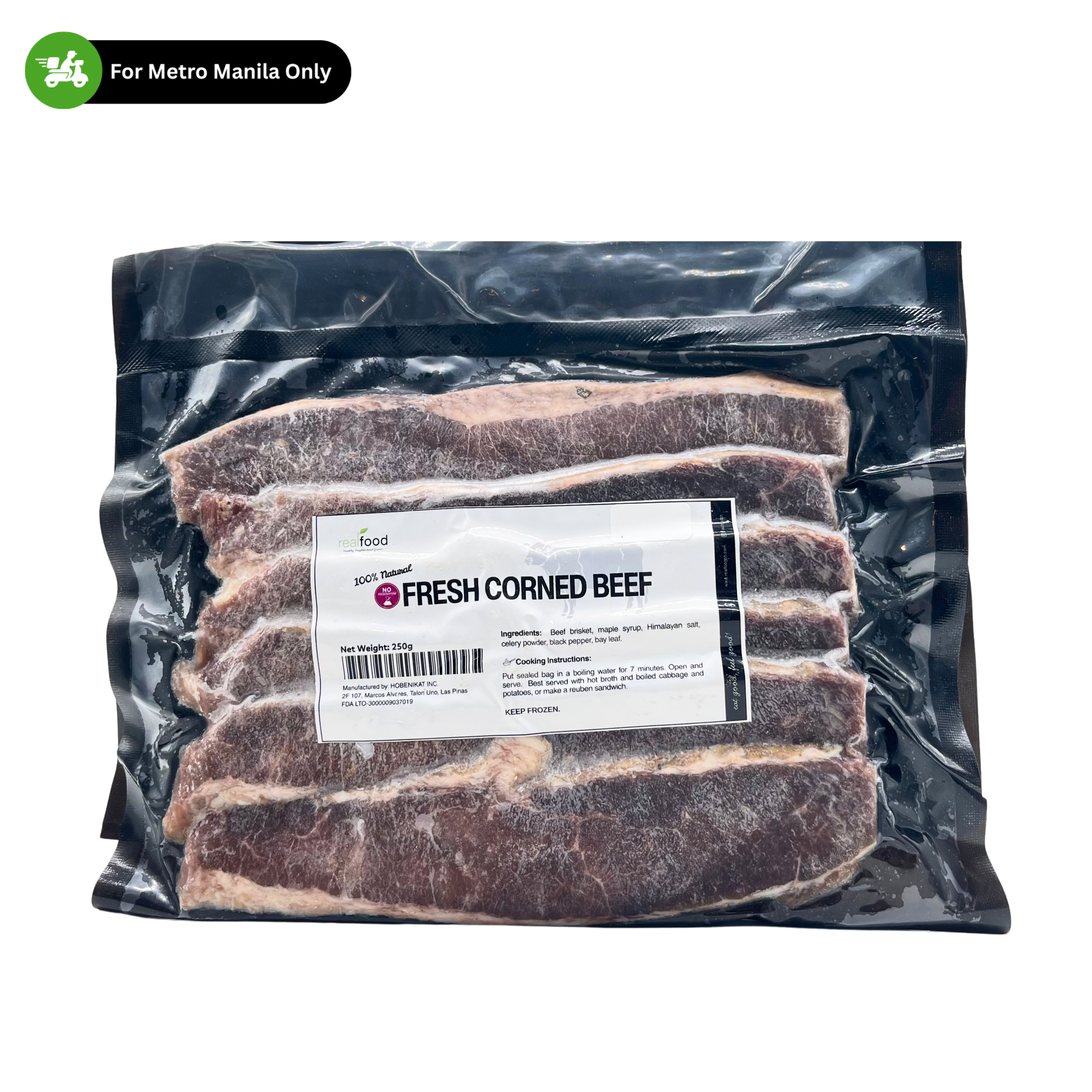 Real Food - All Natural Corned Beef with Beef Broth | Real Food PH