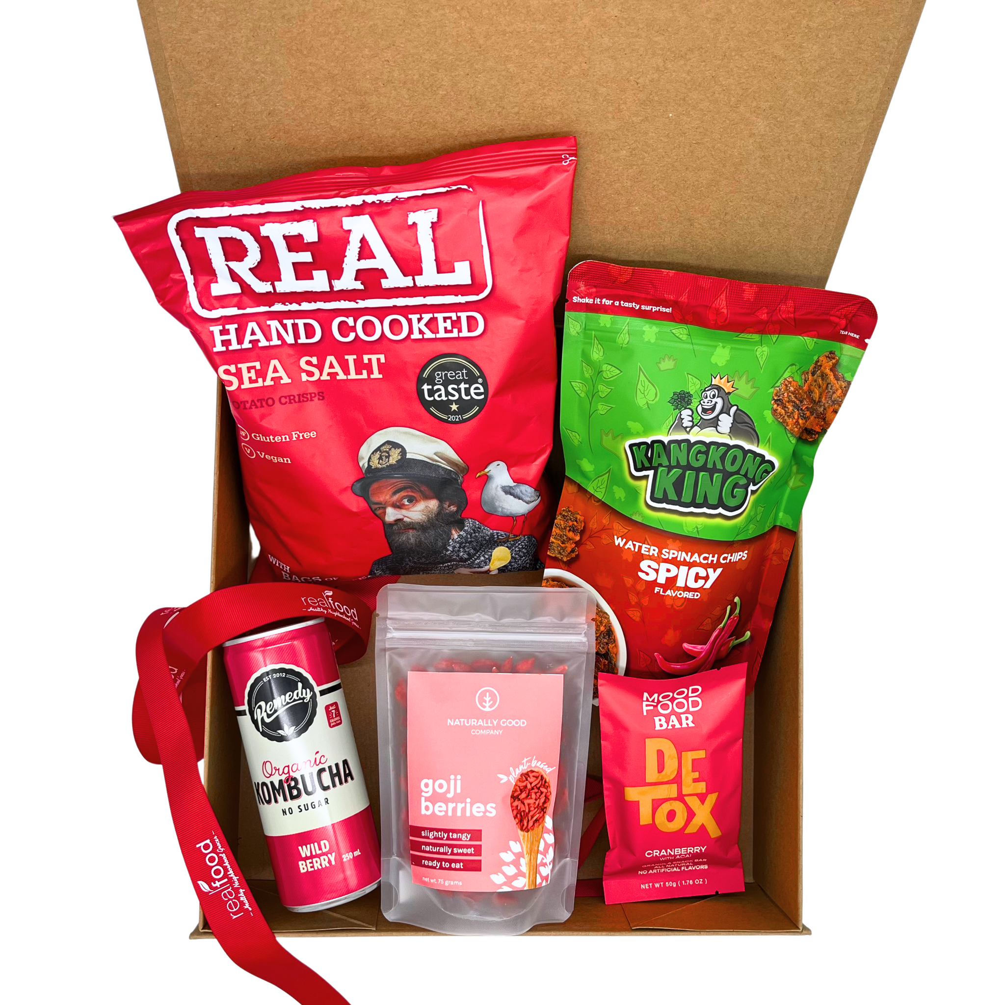 Gift Set — Color Coordinated Gift Box (Red) | Real Food PH