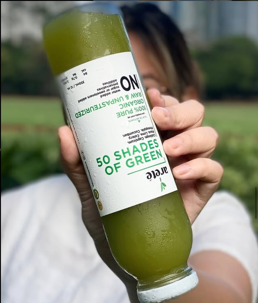 Arete Lifestyle - 50 Shades of Green Cold Pressed Juice | Real Food PH