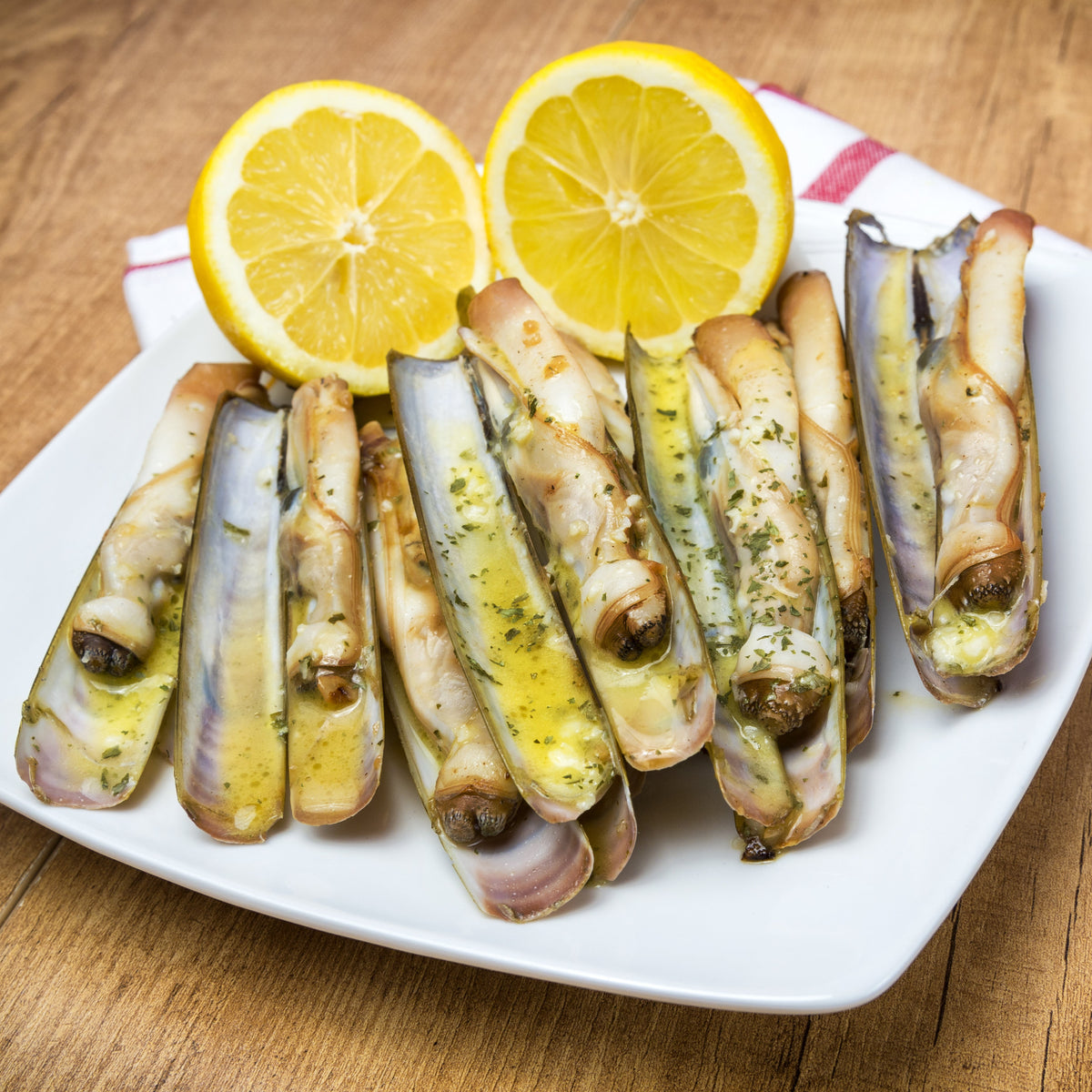 Atlantic Razor Clams - Ideal for Seafood Pasta, Soups & Stir-Fry | Real ...