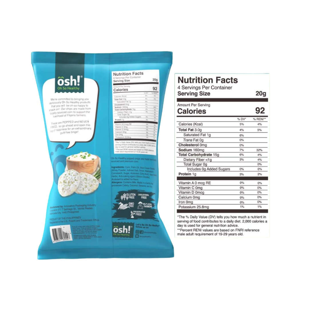 Oh So Healthy! – Pops Sour Cream | Real Food PH